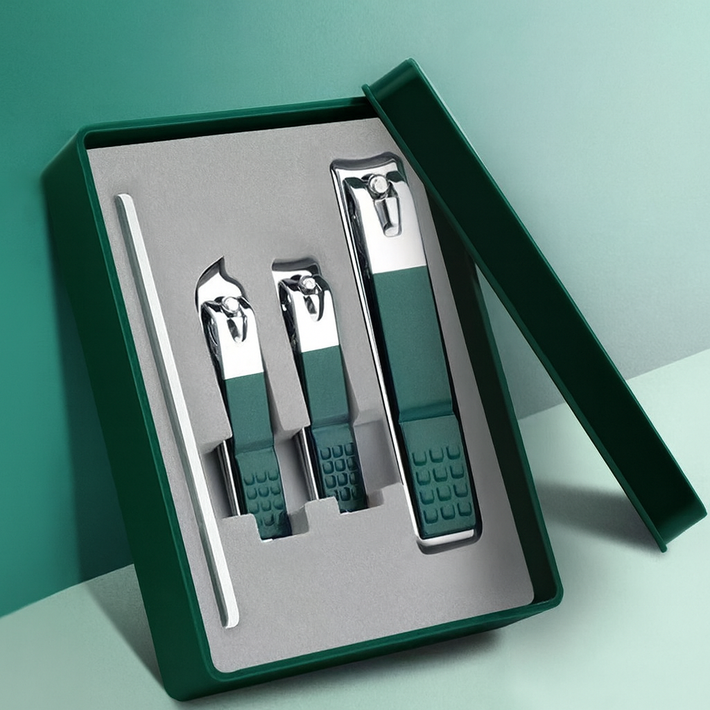 Premium German Precision Manicure Nail Clipper Set (4-in-1) – Stainles ...