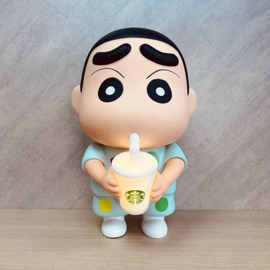 Shinchan Cute LED Car Dashboard Decor Lamp – Kawaii Anime Night Light ...